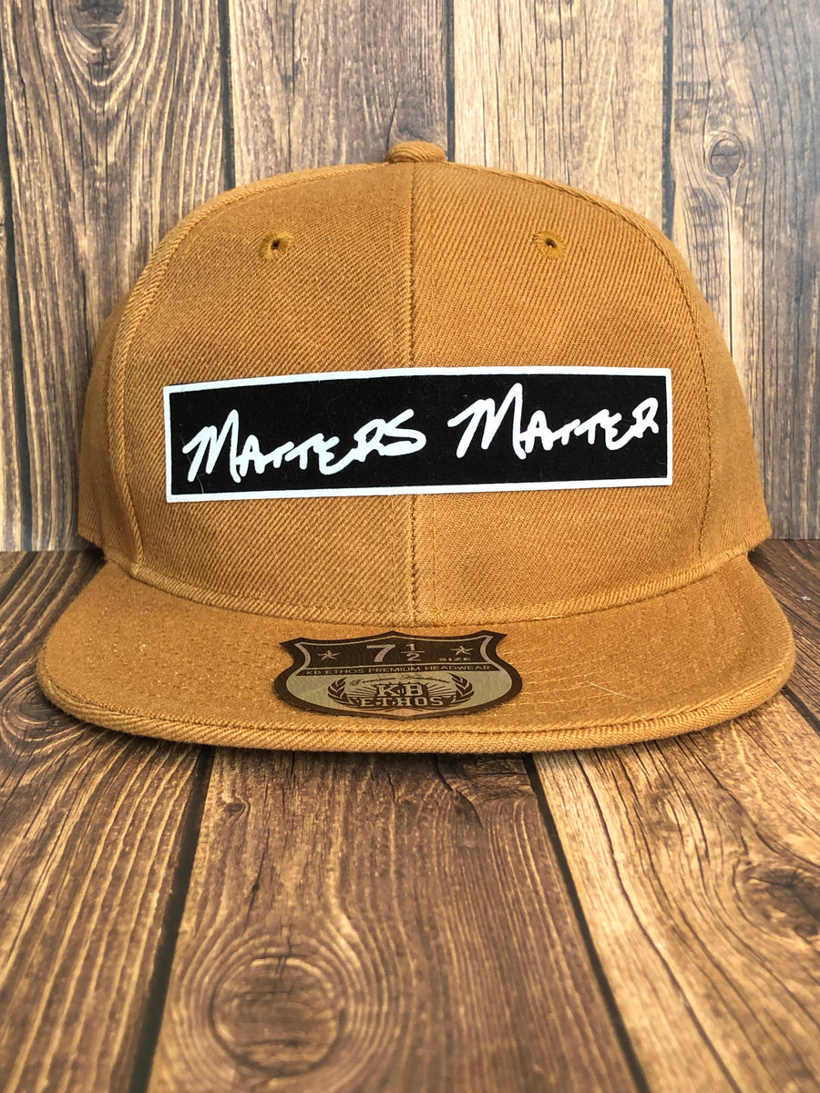 Matters Matter (Slogan) Fitted Hat – Hashtag Matters Apparel